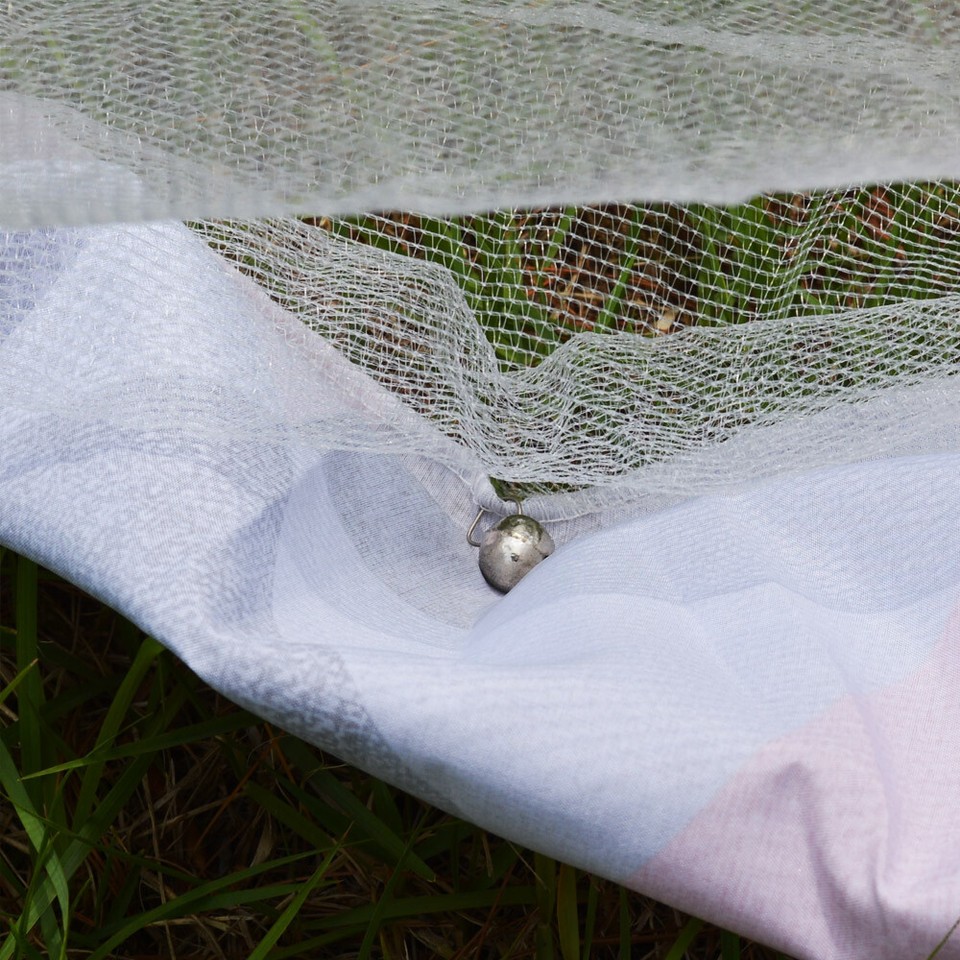5m(16.5ft) Extra Large size White Mosquito Fly Net Netting Outdoor Camp ...