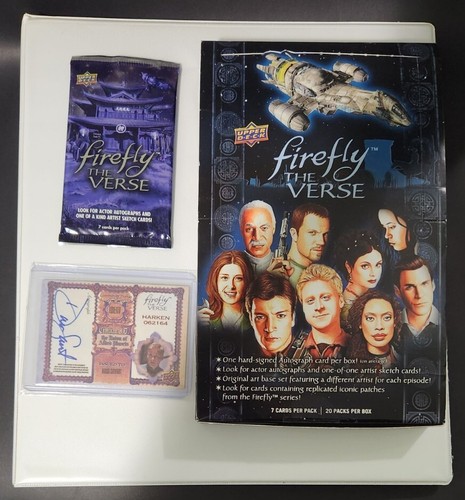 2015 FIREFLY THE VERSE BASE SET COMPLETE 171 CARD SET, AUTOGRAPH, EMPTY ...