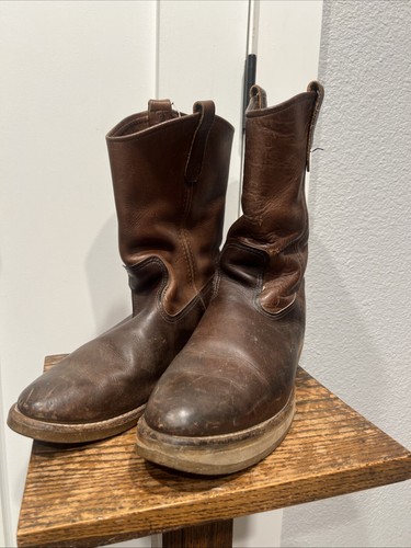 Red Wing 1155 Pecos Soft Toe Work Boot/Men's 11.5 D/Brown Left Foot ...