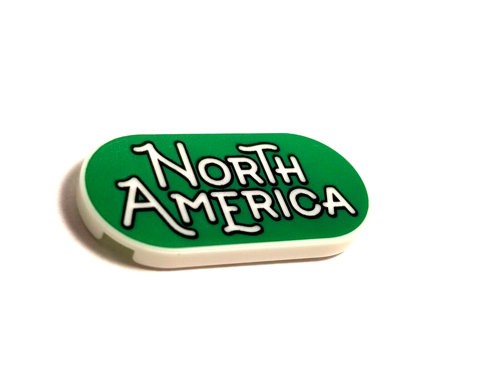 Lego Cool Glowing North America Sign Tile Oval Map World Minifigure ...
