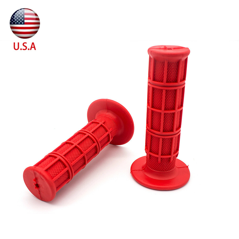 For 7/8" 22mm Universal Pivot Dirt Bike Rubber Hand Handle Bar Grips ...