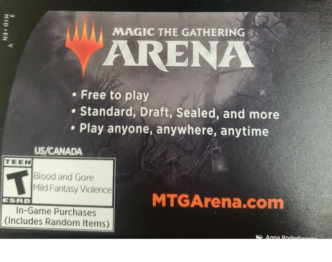 Magic The Gathering Arena Innistrad: Midnight Hunt Pre Release Code | eBay