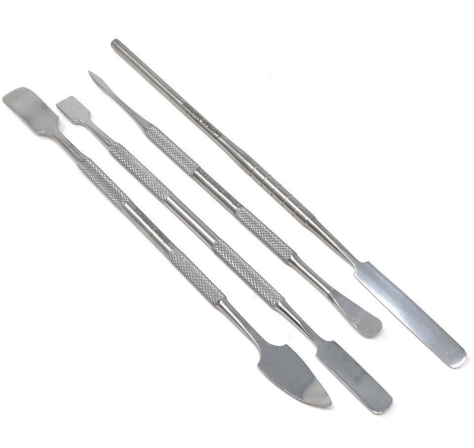4Pc Stainless Steel Spatula Wax&Clay Sculpting Tool Set Shapers Polymer ...