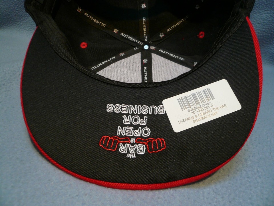 WWE Authentic Sheamus & Cesaro We Are "The Bar" BRAND NEW snapback hat ...