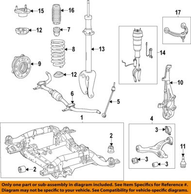 MERCEDES OEM 20-23 GLE350-Lower Cntrl Arm Inner Bushing 1673331600 | eBay