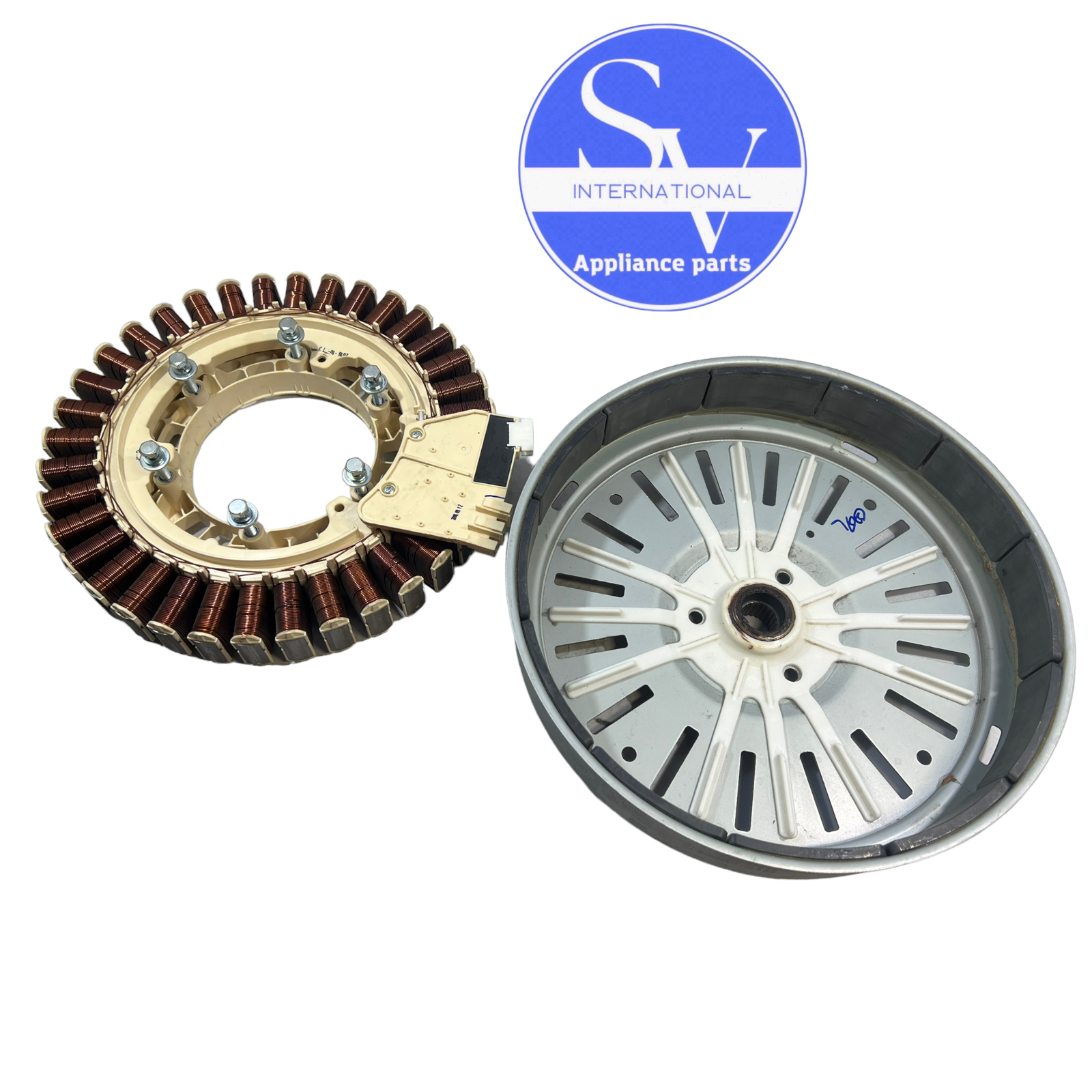 Samsung Washer Drive Motor Rotor and Stator DC31-00111A DC31-00112A ...