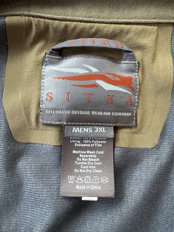 Sitka Gear Jacket Men's 3XL Mountain Evo Gore-Tex Optifade Subalpine | eBay