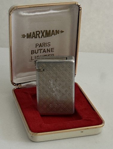 Marxman butane block lighter With Case Vintage Japan 1970s | eBay