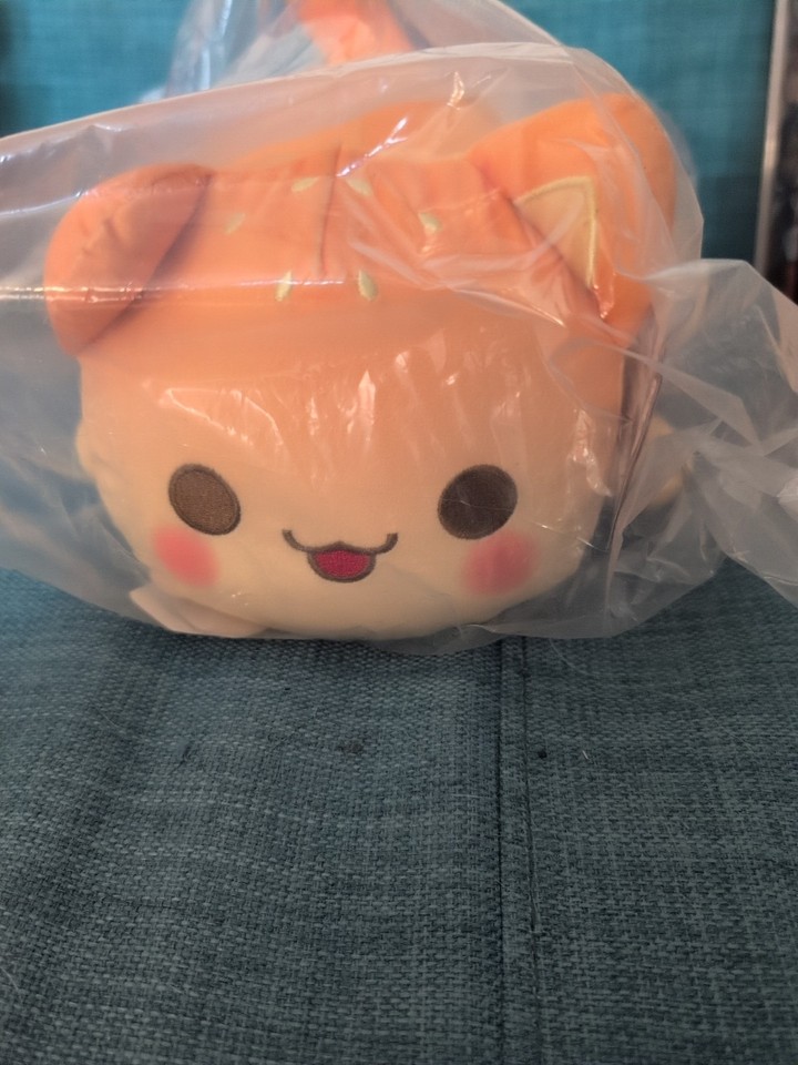 Aphmau Burger Cat large Meow MeeMeows Catface 11" classic Plush Kitty ...