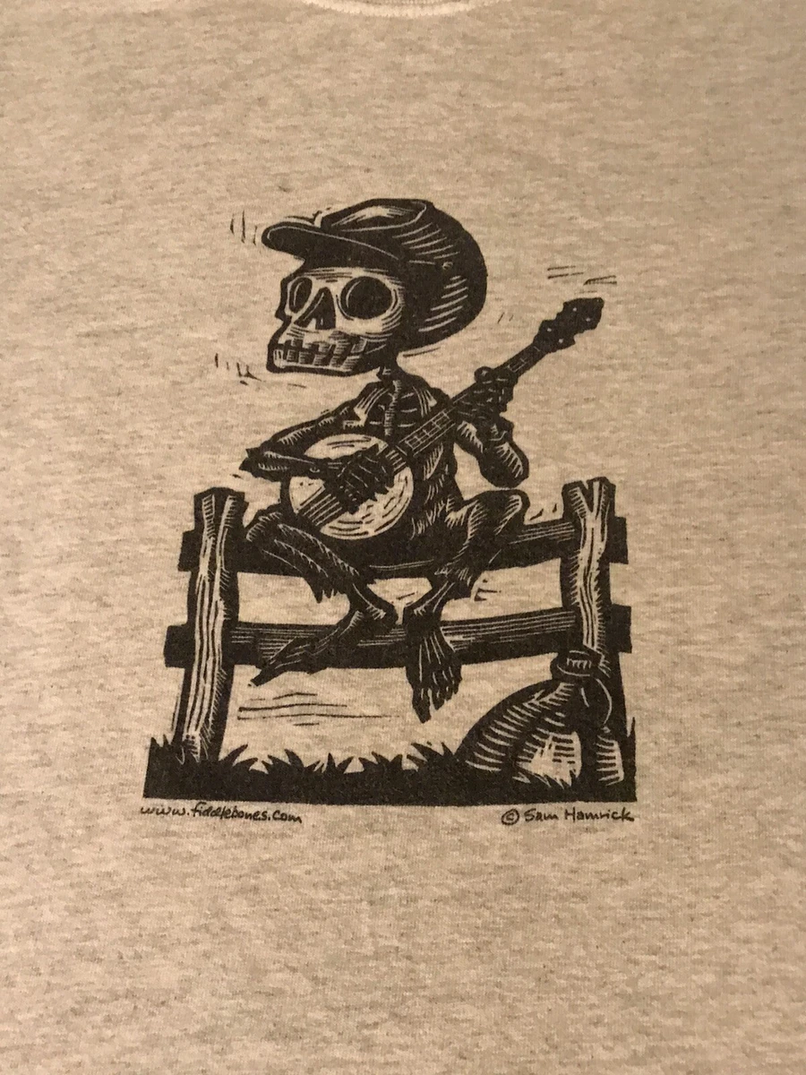 Banjo Art Skeleton