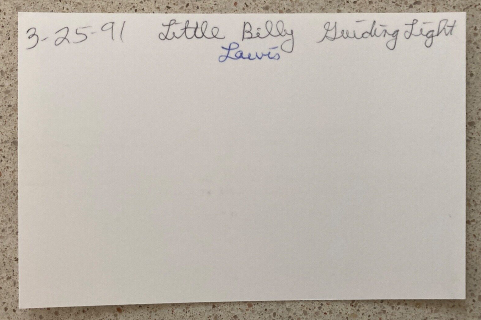 Bryan Buffington Signed Inscribed Young Photo 4X6 Soap Guiding Light ...