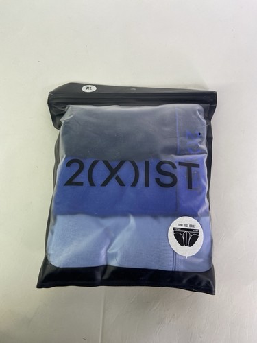 2xist Essential Cotton 3 Pack No Show Briefs Underwear Multicolor Blue ...