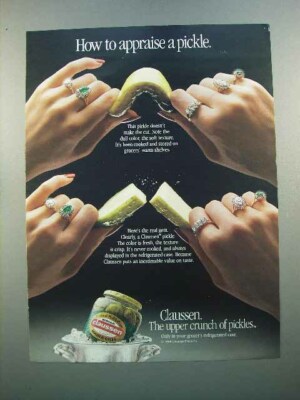 1988 Claussen Pickle Ad - How to Appraise a Pickle | eBay