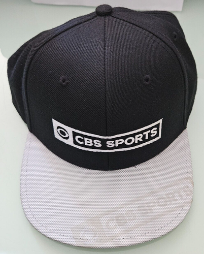 CBS SPORTS acrylic / wool black strapback cap hat | eBay