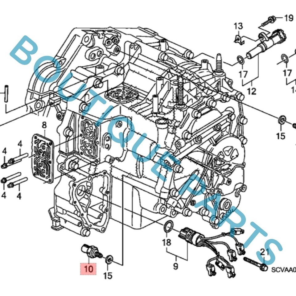 OEM Original for Honda Oil Pressure Sensor Transmission 2–3 Clutch ...