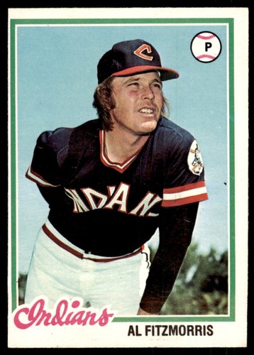 1978 TOPPS AL FITZMORRIS CLEVELAND INDIANS #227 (103) | eBay