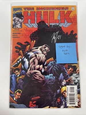 Incredible Hulk 22 NM Near Mint Signed Kyle Hotz Marvel 2001 | eBay