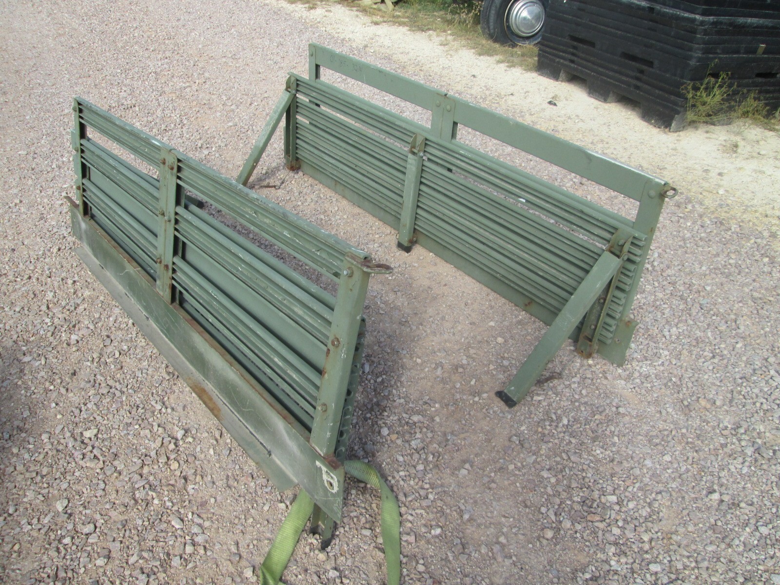 Used Set of R&L Troop Seats for M1008 CUCV Chevrolet Pickup, Missing ...