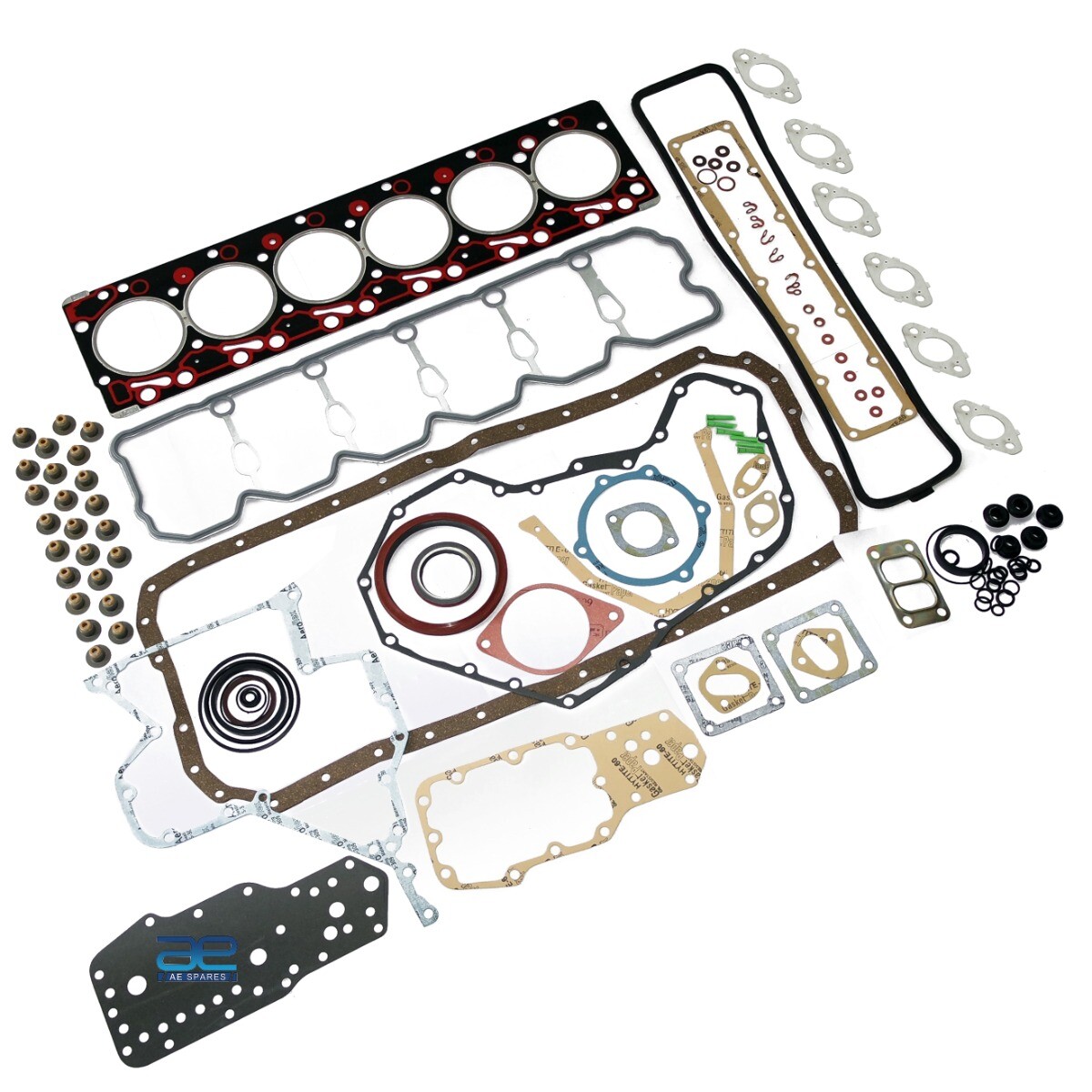 Cummins Cylinder Head Full Gasket Set 5.9 24-Valve 6BT ISB QSB DAF BS2 ...