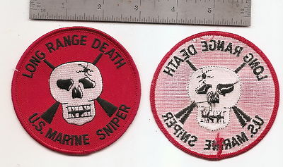 #226 USMC SNIPER LONG RANGE DEATH PATCH | eBay