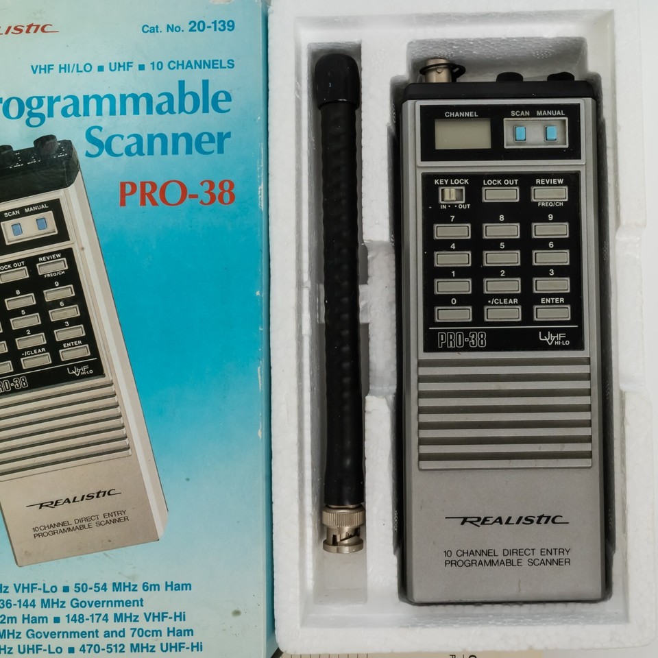 Realistic Pro-38 10 Channel Direct Entry Programmable Scanner | eBay
