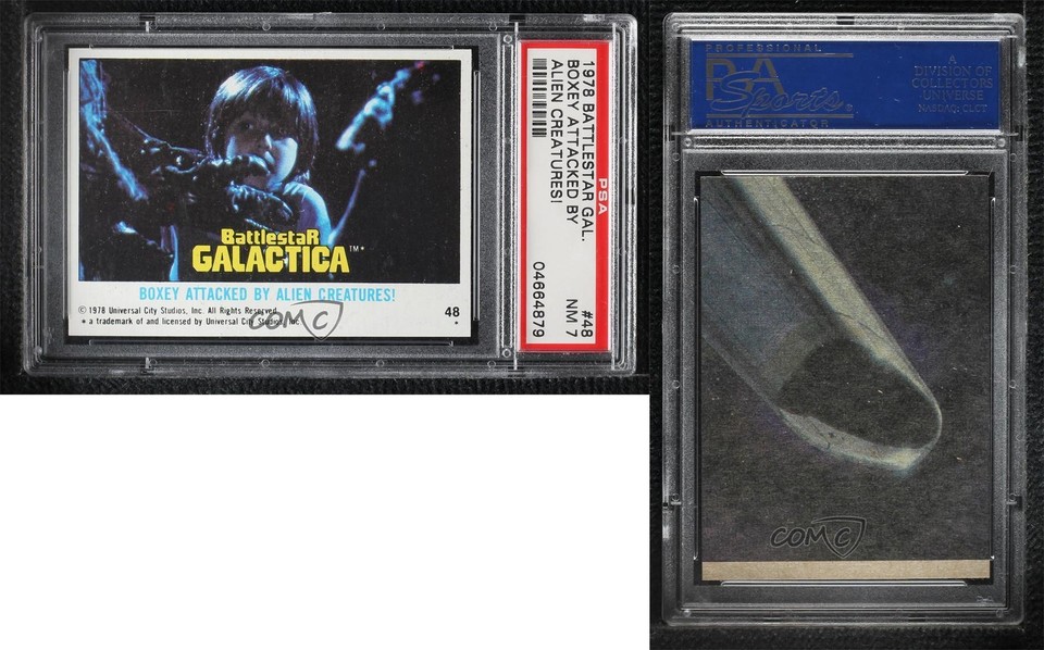 1978 Topps Battlestar Galactica Boxey Attacked by Alien Creatures! PSA ...