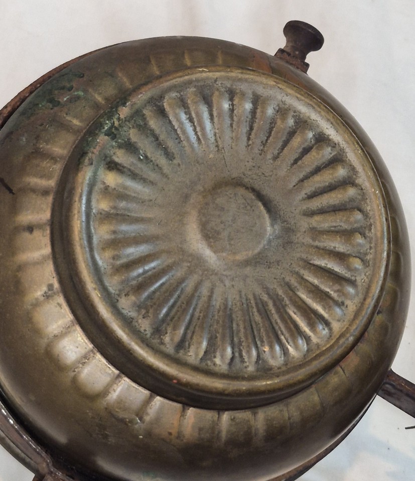 VINTAGE ALADDIN MODEL B WALL MOUNT BRACKET KEROSENE OIL LAMP RAILROAD ...