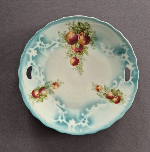 Vintage Three Crown China 9.25" Handled Apple Pattern Plate - Germany ...