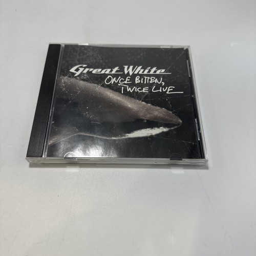 #6V-Great White Once Bitten, Twice Live CD **RARE** | eBay