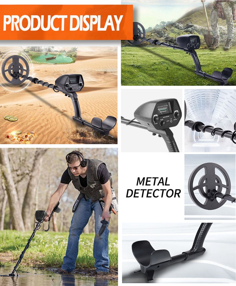 Waterproof Metal Detector Underground Explorer Coin Gold Finder | eBay