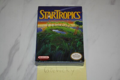 Startropics Star Tropics (Nintendo NES) NEW SEALED H-SEAM, NEAR-MINT, RARE! 45496630508| eBay