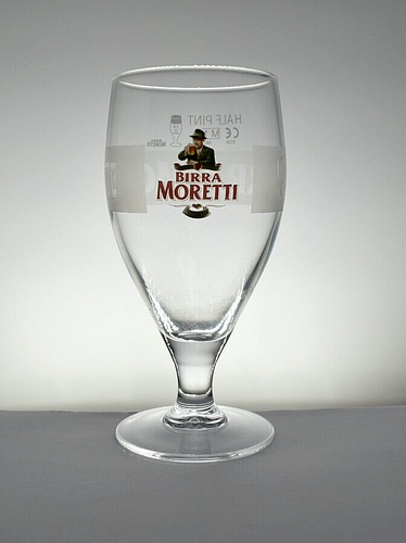 Birra Moretti Beer Glass | eBay UK