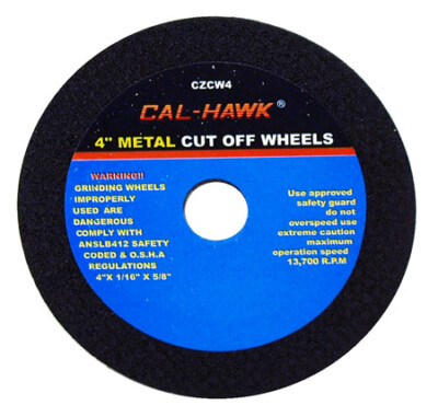 Cal-Hawk 4" Metal Cut-Off Wheel | eBay