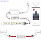 Single Color LED Dimmer Controller 11keys Mini RF Wireless Remote For ...