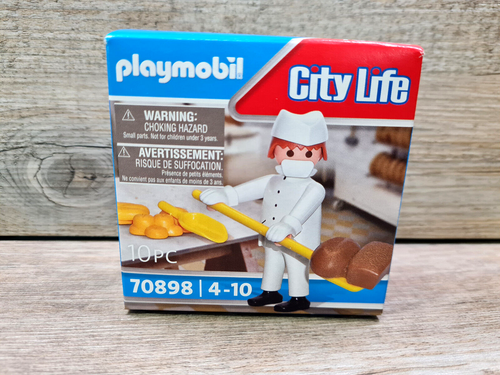 PLAYMOBIL® 70898 City Life Bäcker Sonderfigur NEU OVP Werbefigur RAR ...