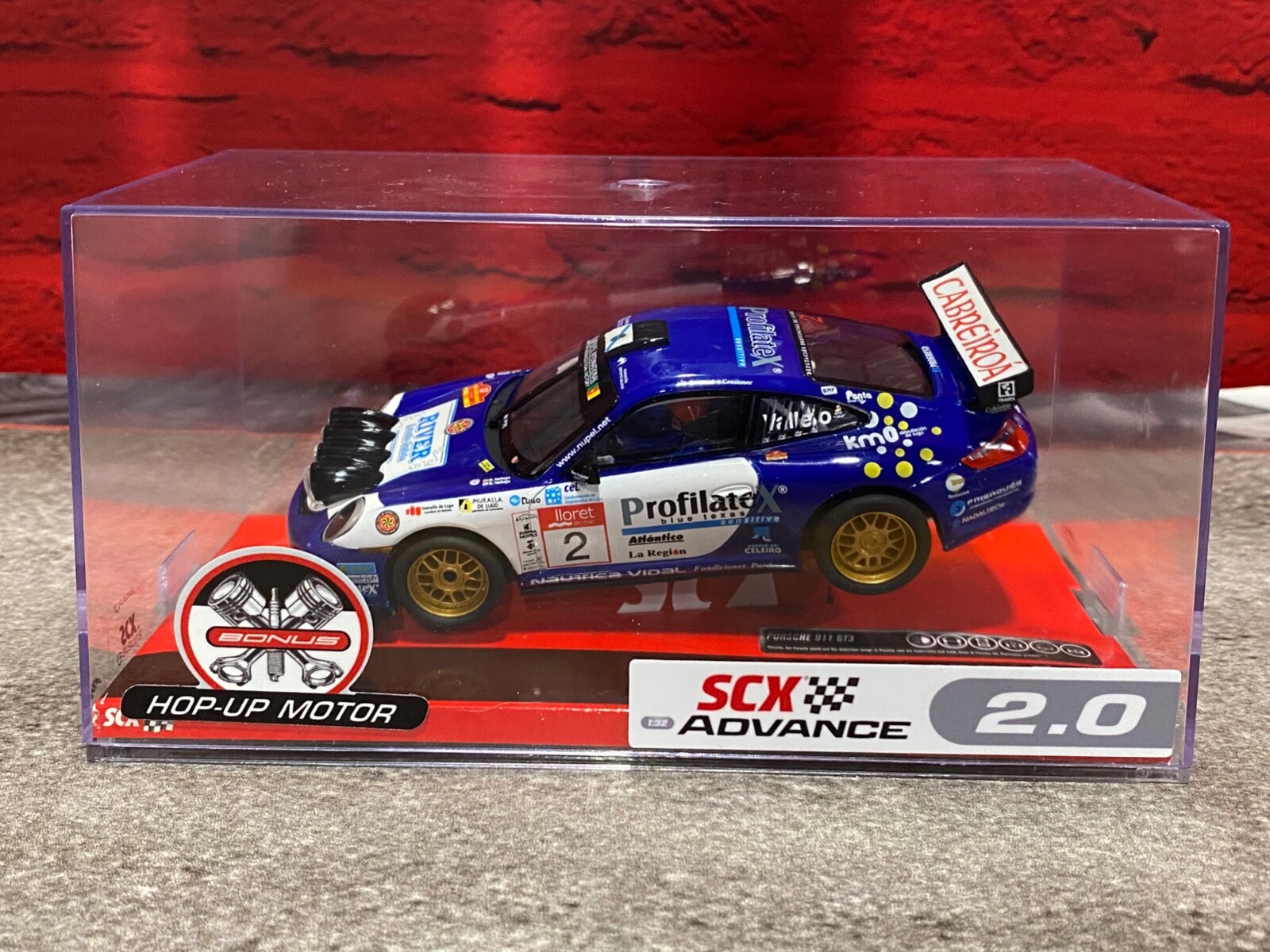 SCX 1/32 Scale ADVANCE 2.0 Porsche 911 GT3 #2 Rally with lights - New ...