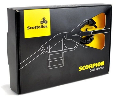 Scottoiler Scorpion Dual Injector Kit Drive Chain Oiler for MK7 Range ...