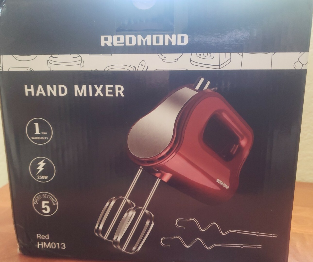 5-Speed Electric Kitchen Hand Mixer- RED | eBay