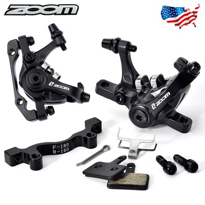 ZOOM BMX Mechanical Disc Brake Calipers Double Piston Mountin Bike IS ...