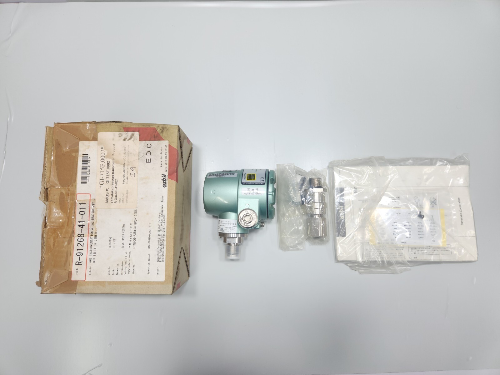 AZBIL PTG70G-A3B1G4-MCG-12456 SMART PRESSURE TRANSMITTERS | eBay