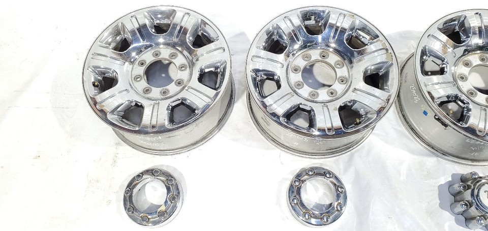 2012 2016 Ford F250 FX4 OEM Full Set Of Wheel Rims With Caps King Ranch ...