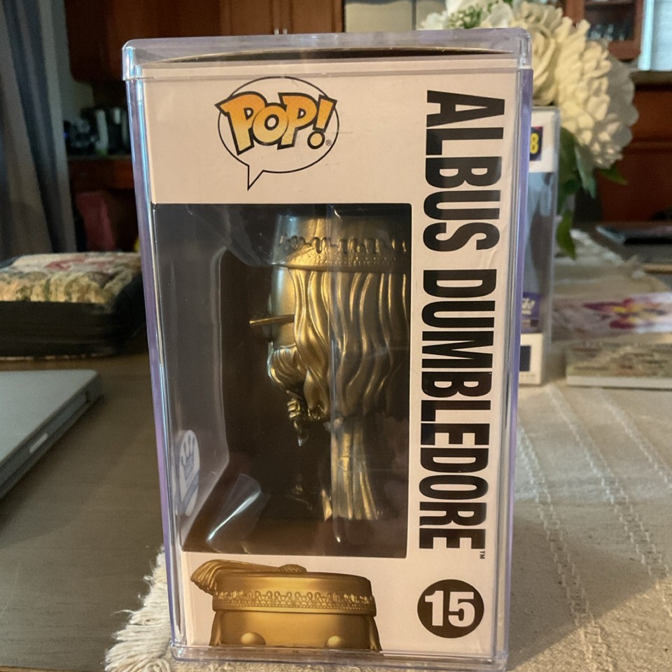 Funko Pop! Harry Potter Albus Dumbledore 15 Gold Exclusive Vinyl Figure ...