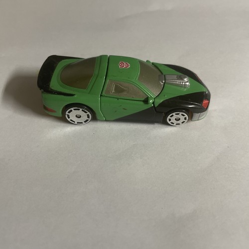 Vintage 2001 Takara Transformers Spy Changers SIDE SWIPE Green Robot ...