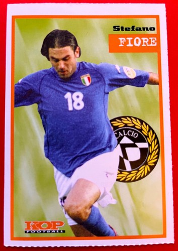STEFANO FIORE, UDINESE CALCIO , RARE FOOTBALL ROOKIE CARD KOP FOOTBALL ...