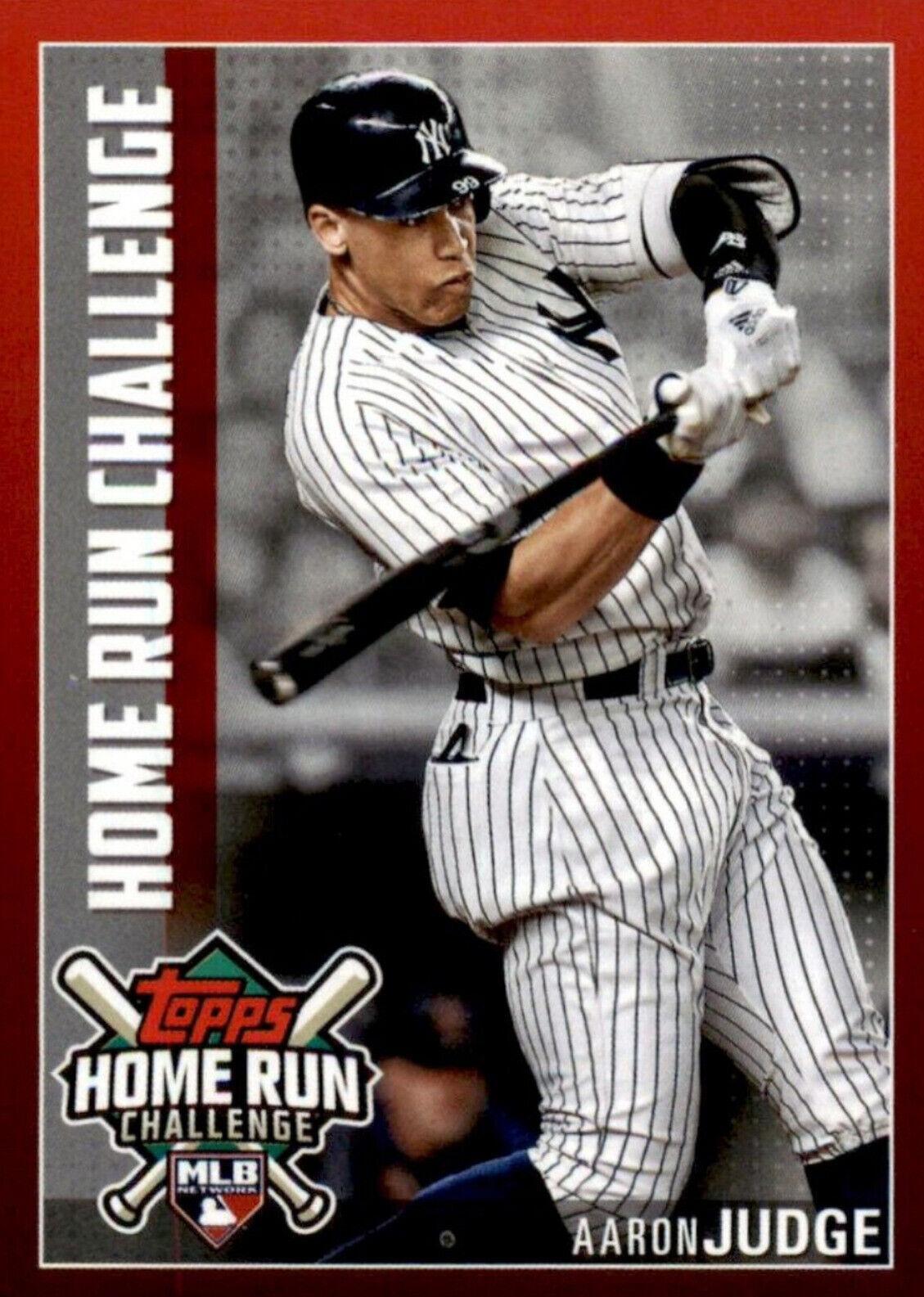 2019 Topps - Home Run Challenge Code Card Series 2 Aaron Judge #HRC-6 ...