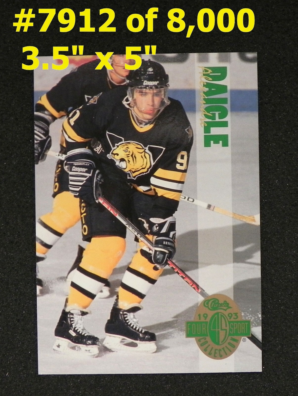 ALEXANDRE DAIGLE 1993 Classic 3.5" x 5" Large Card Number 7912 of 8,000 ...