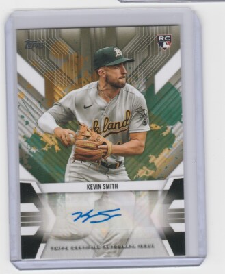 2022 Topps UK Edition KEVIN SMITH Baseball Superstars Auto RC A’s ...