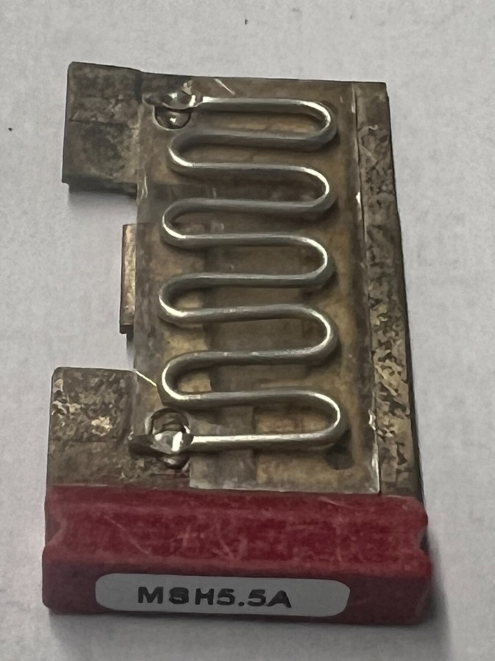 EATON MSH5.5A Manual Starter Thermal Overload Relay Heater Element | eBay