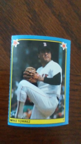 FREE SHIPPING-Mike Torrez-1983 Fleer Baseball-RARE BLUE STICKER-no.62 ...