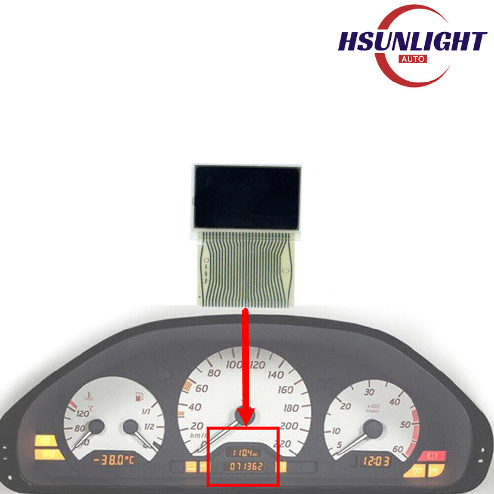 Middle Instrument Cluster LCD Display Screen for Mercedes E-class W210 ...